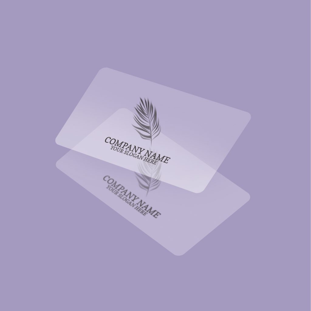 Transparent Business cards | Shraddha Printers