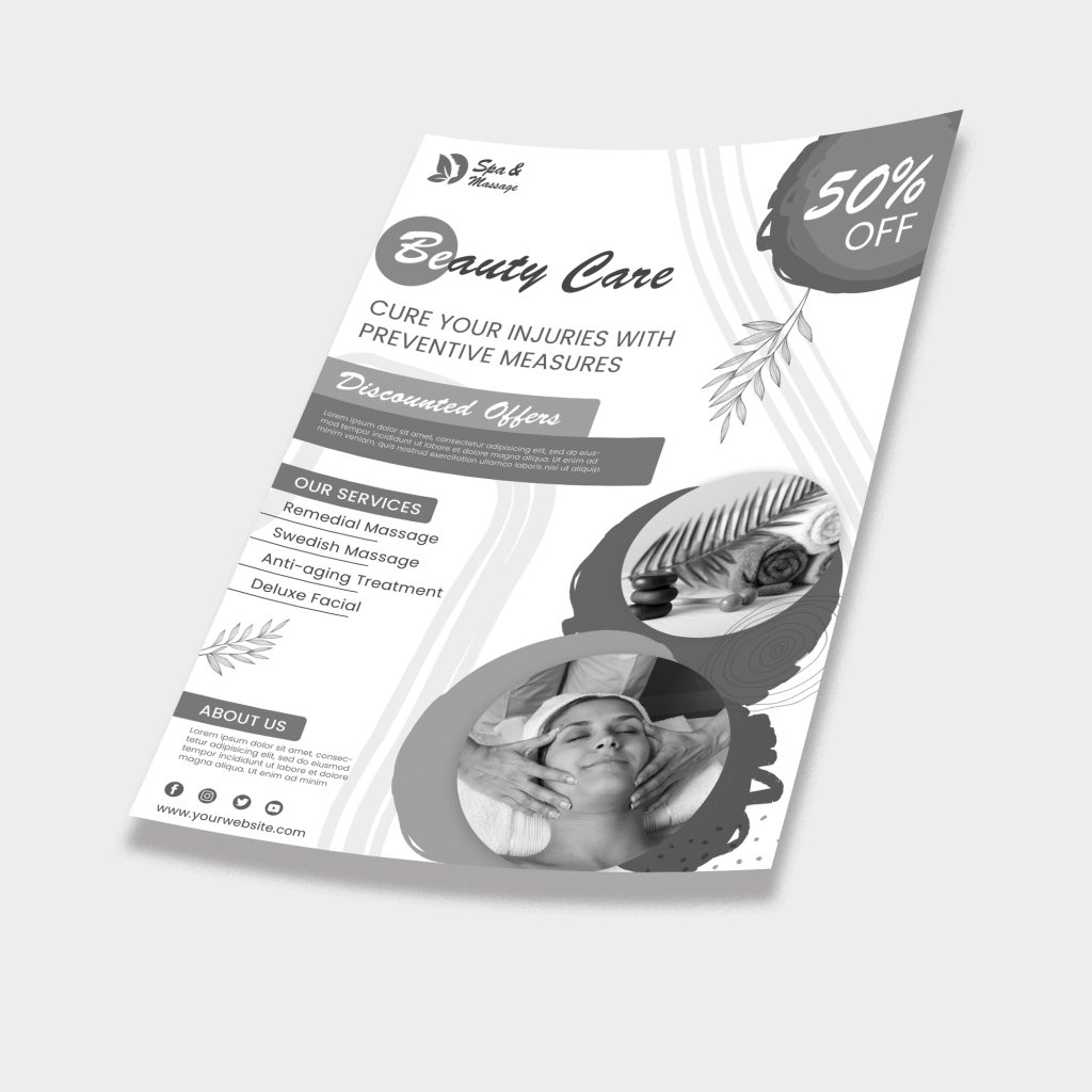 A4 Single Colour Promotional Flyer (Pamphlet) | Shraddha Printers